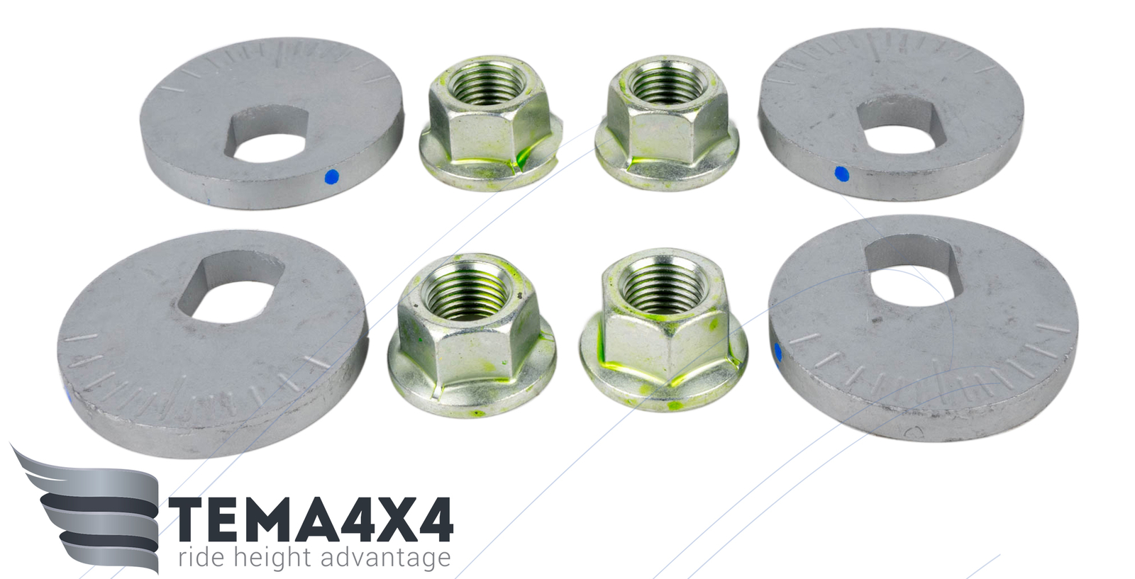 OEM Genuine Rear Camber Alignment bolt set for Mitsubishi Montero ...