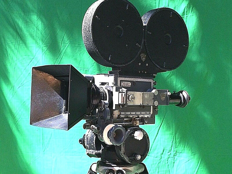 MITCHELL MOVIE CAMERA 35mm NCR #618 w/BNCR LENS MOUNT-ANAMORPHIC/FLAT ...