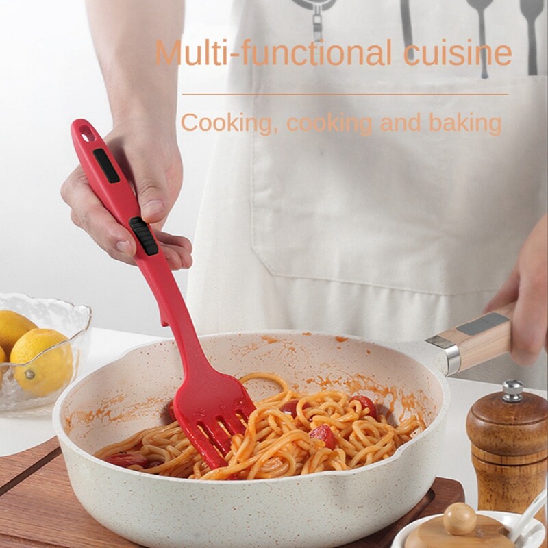 2X(Silicone Flexible Fork, Heat-Resistant Cooking Fork Tools Dishwasher ...