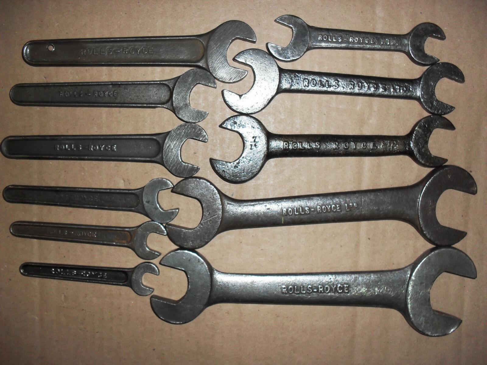 ROLLS ROYCE SPANNERS & WRENCHES TOLL KIT ROLL GENUINE ROLLS ROYCE TOOLS ...