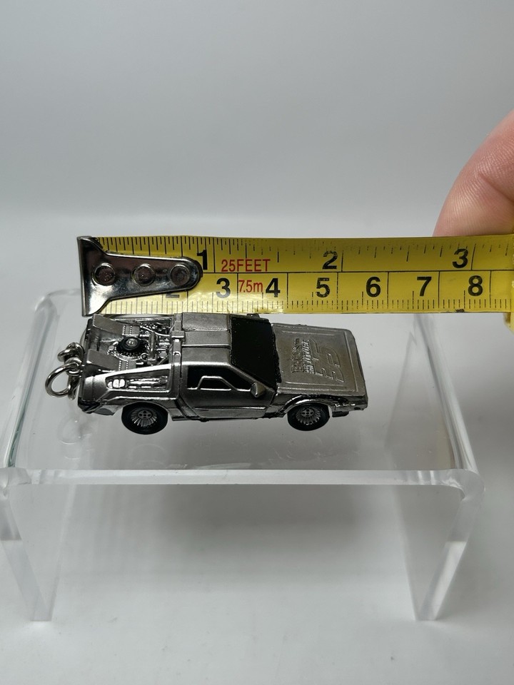 Back to the Future 35th Anniversary Time Machine DeLorean Keychain Loot ...
