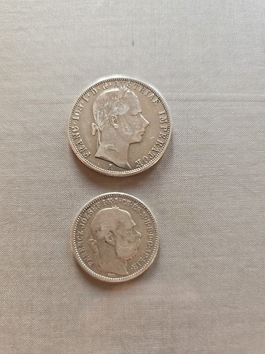 1 Florin 1858 A 1879 Österreich/Ungarn 900er Silber 1 Korona 1898 VZ ...