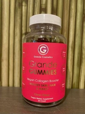 Grande Gummies Vegan Collagen Booster Healthy Skin, Hair & Nails 60 ct ...