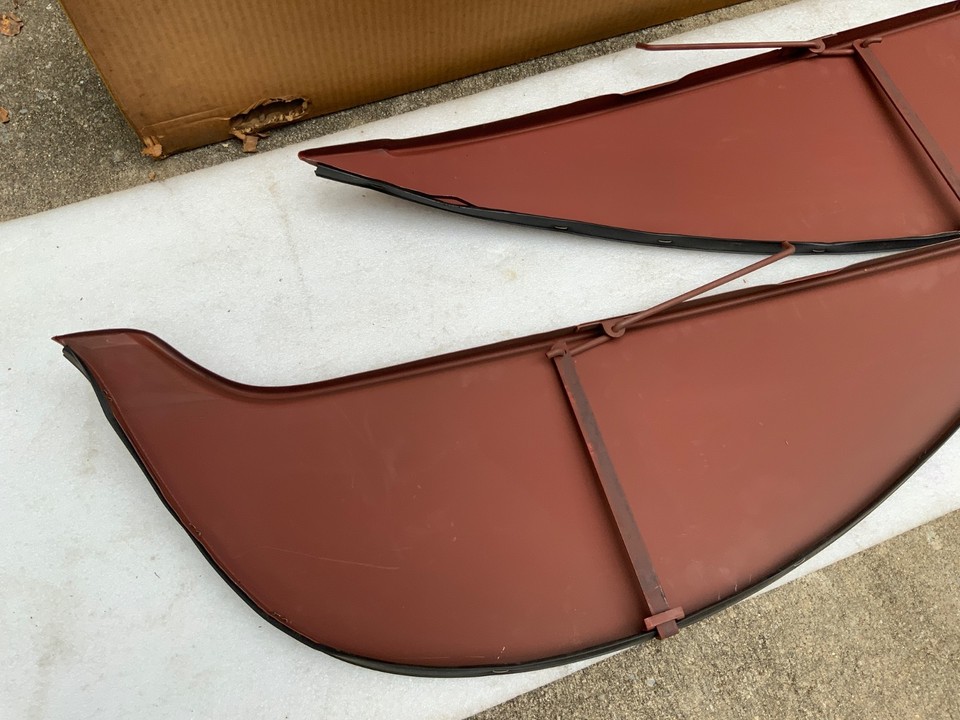 NOS Foxcraft Rear Metal Fender Skirts for 1960 1961-? Nash Rambler ...