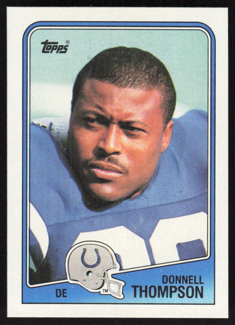 1988 Topps Donnell Thompson #126 Indianapolis Colts | eBay
