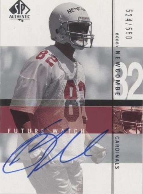 2001 SP Authentic - Future Watch Bobby Newcombe #125 /550 (AU, RC) for ...