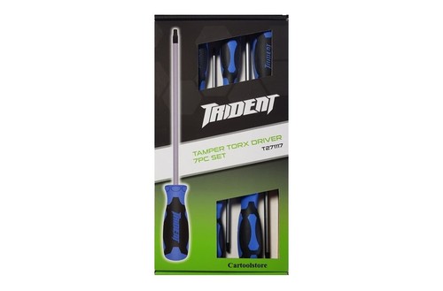 Trident Tools 7 Piece Extra Long Torx Tamper Screwdriver Set TT10 ...