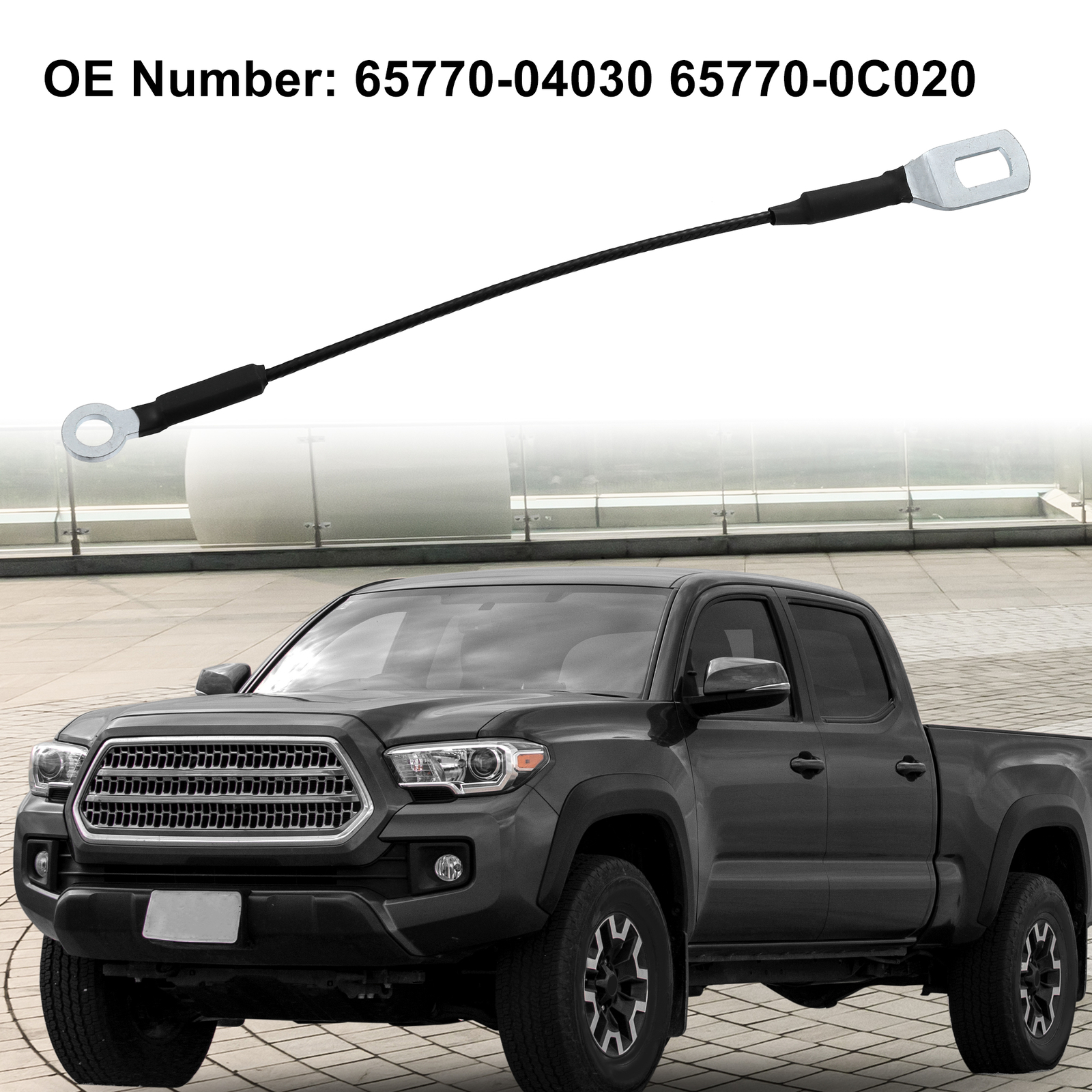 Tailgate Cables Support Straps Pickup for Toyota Tacoma 95-03 65770 ...