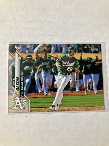 2020 Topps Advanced Stats /300 Matt Olson #319 | eBay