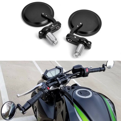 7/8" Motorcycle Rear View Handle Bar Mirrors For 2015 2016 2017 Yamaha ...