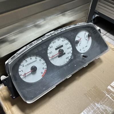 Used 92-95 Honda Civic JDM EG6 SiR gauge cluster. white face | eBay
