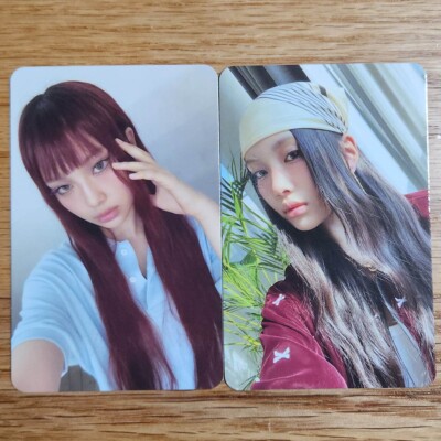 Hyein Official 2pcs Photocards NewJeans How Sweet & Bubble Gum Weverse ...