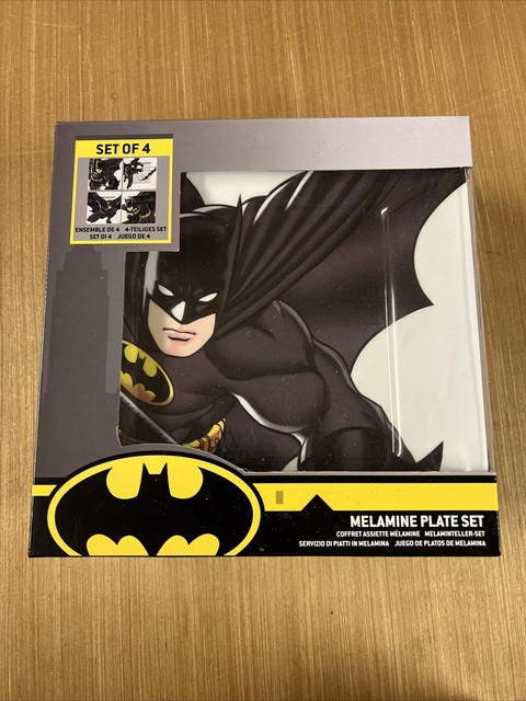Funko Batman Melamine Square Plate Set of 4 DC Batman Dinner Plates for ...
