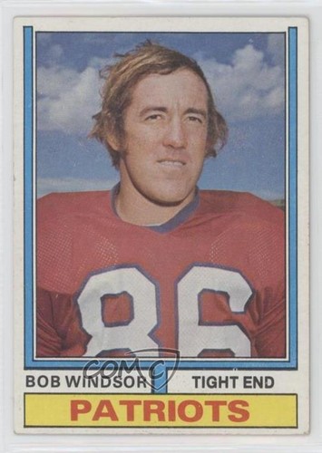 1974 Topps Parker Brothers Pro Draft Bob Windsor (1972 Stats on Back ...