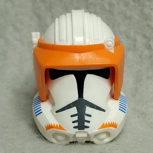 LEGO Part 22312pb01 Figure Head Star Wars Phase 2 Clone Visor Commander ...