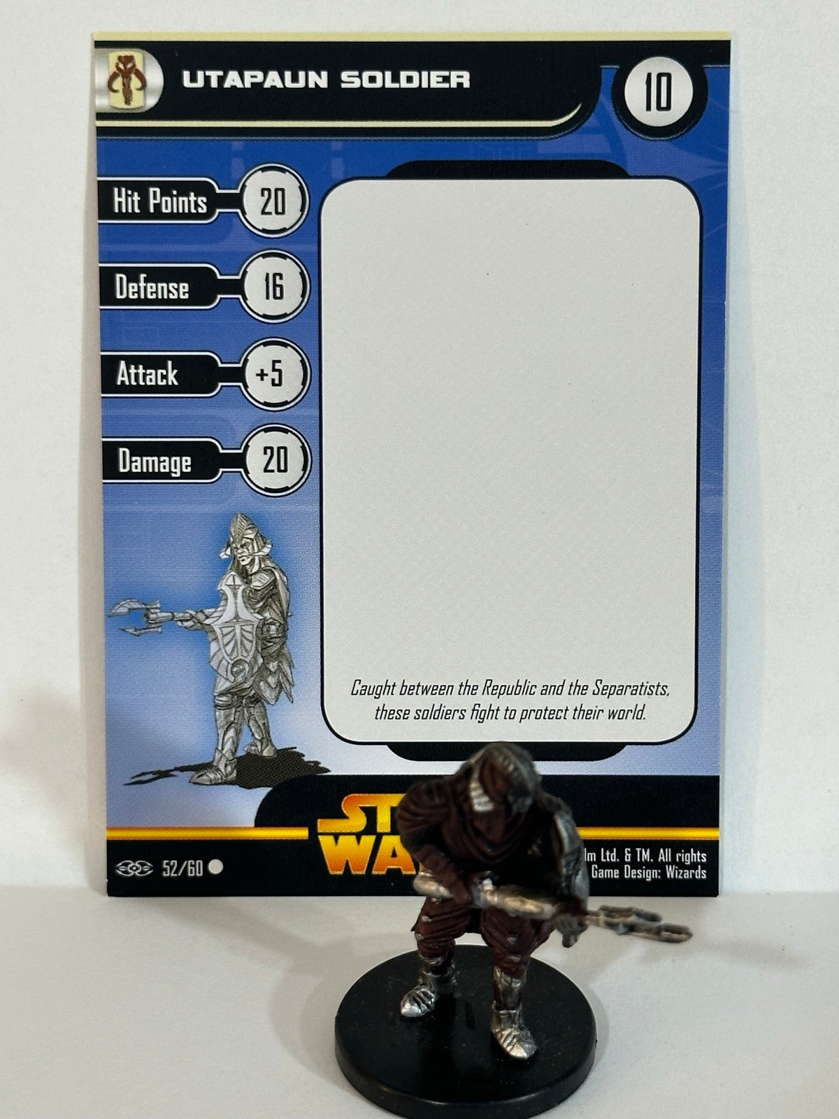 Star Wars Revenge of the Sith 52/60 Utapaun Soldier (C) Miniature | eBay