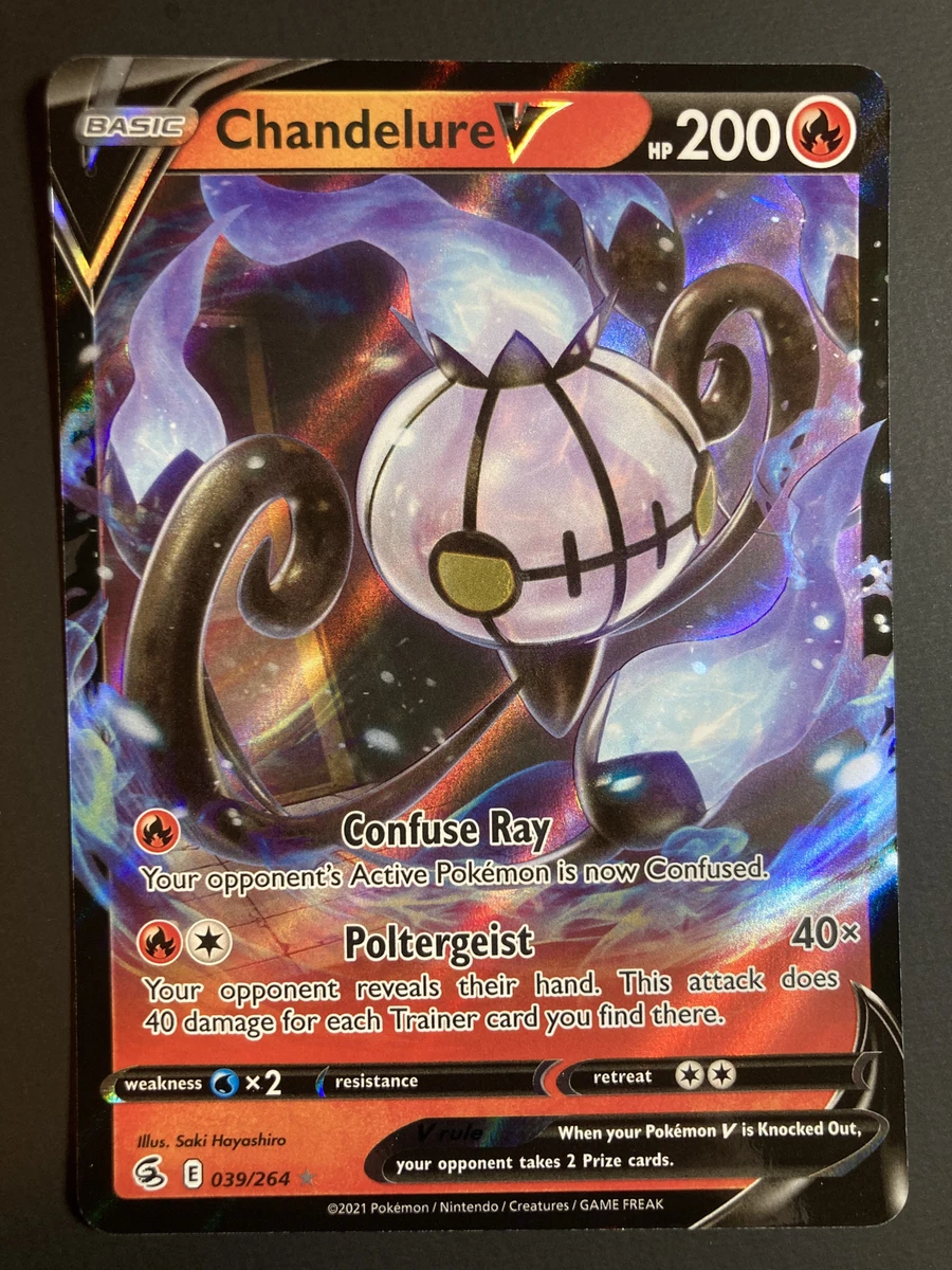 Pokemon Chandelure Card