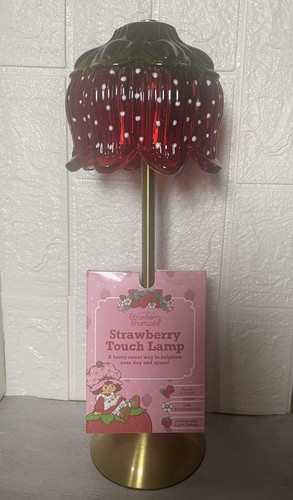 VIRAL Strawberry Shortcake Touch Lamp USB Rechargeable Glass Dimmable ...