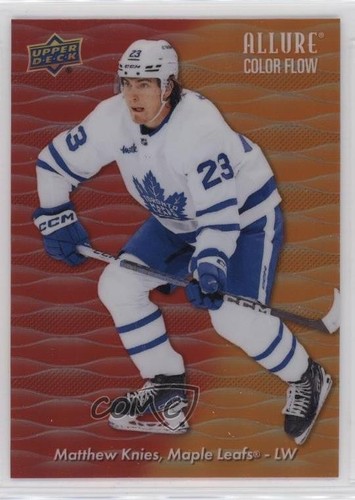 2023-24 Upper Deck Allure Color Flow Red Orange Matthew Knies #CF-2 ...