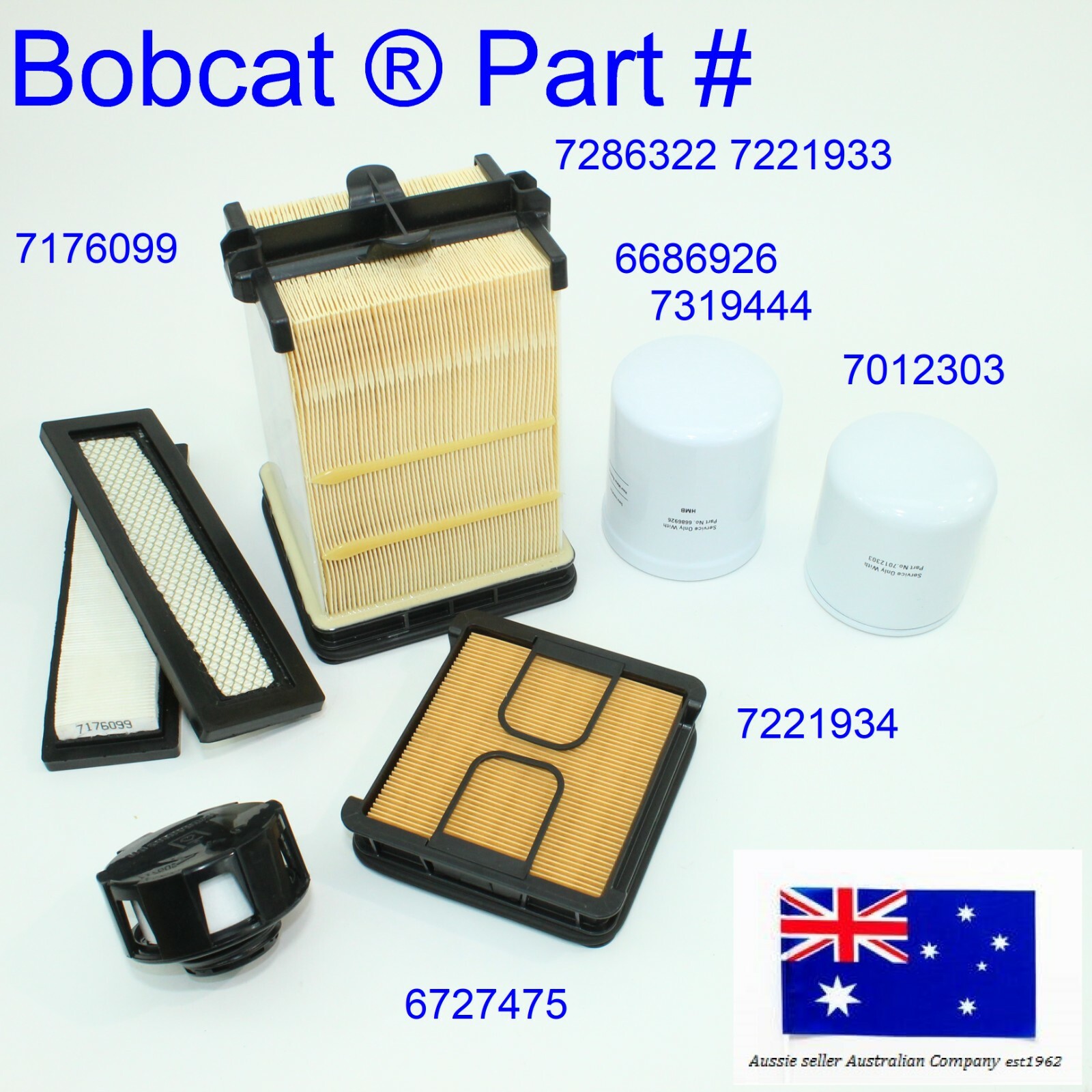 for Bobcat Filter 7286322 7221934 6727475 6686926 7176099 7012303 S550 ...