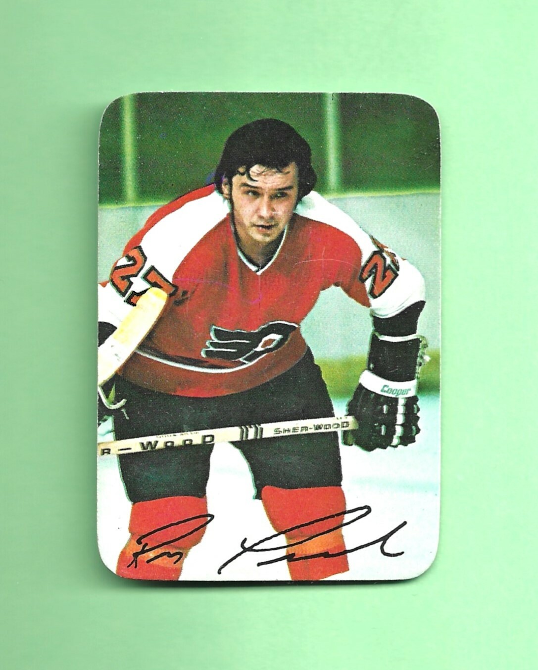 77-78 Topps Glossy Card # 21 REGGIE LEACH PHILADELPHIA FLYERS STRONG ...