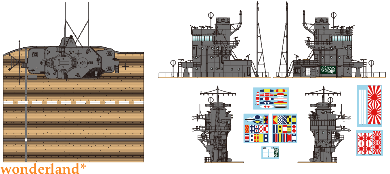 Border BS-002 1/35 IJN Akagi Bridge w/Flight Deck (Plastic model) | eBay