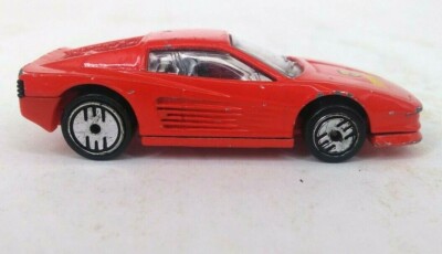 Vintage Hot Wheels Red Ferrari 1986 Malaysia Die Cut Toy | eBay