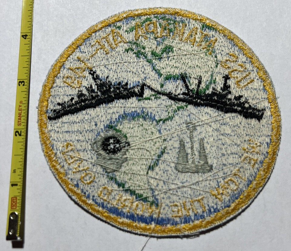 Extremely Rare WWII USS Atakapa (ATF-149) Fleet Ocean Tug Ship Patch ...