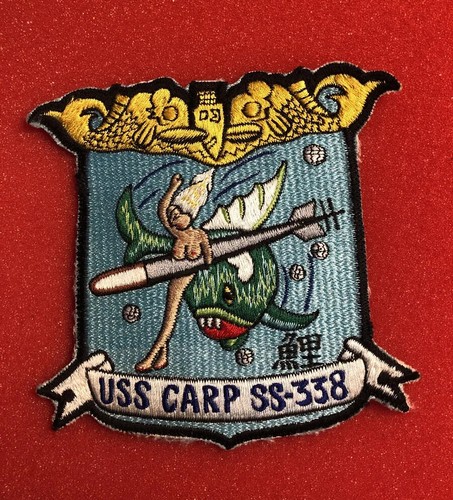 USS Carp SS-338 USN Submarine Patch Original Japanese Made | eBay