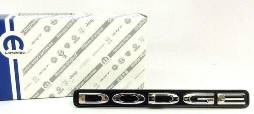 Dodge Grand Caravan front bumper grille chrome black Nameplate Emblem ...