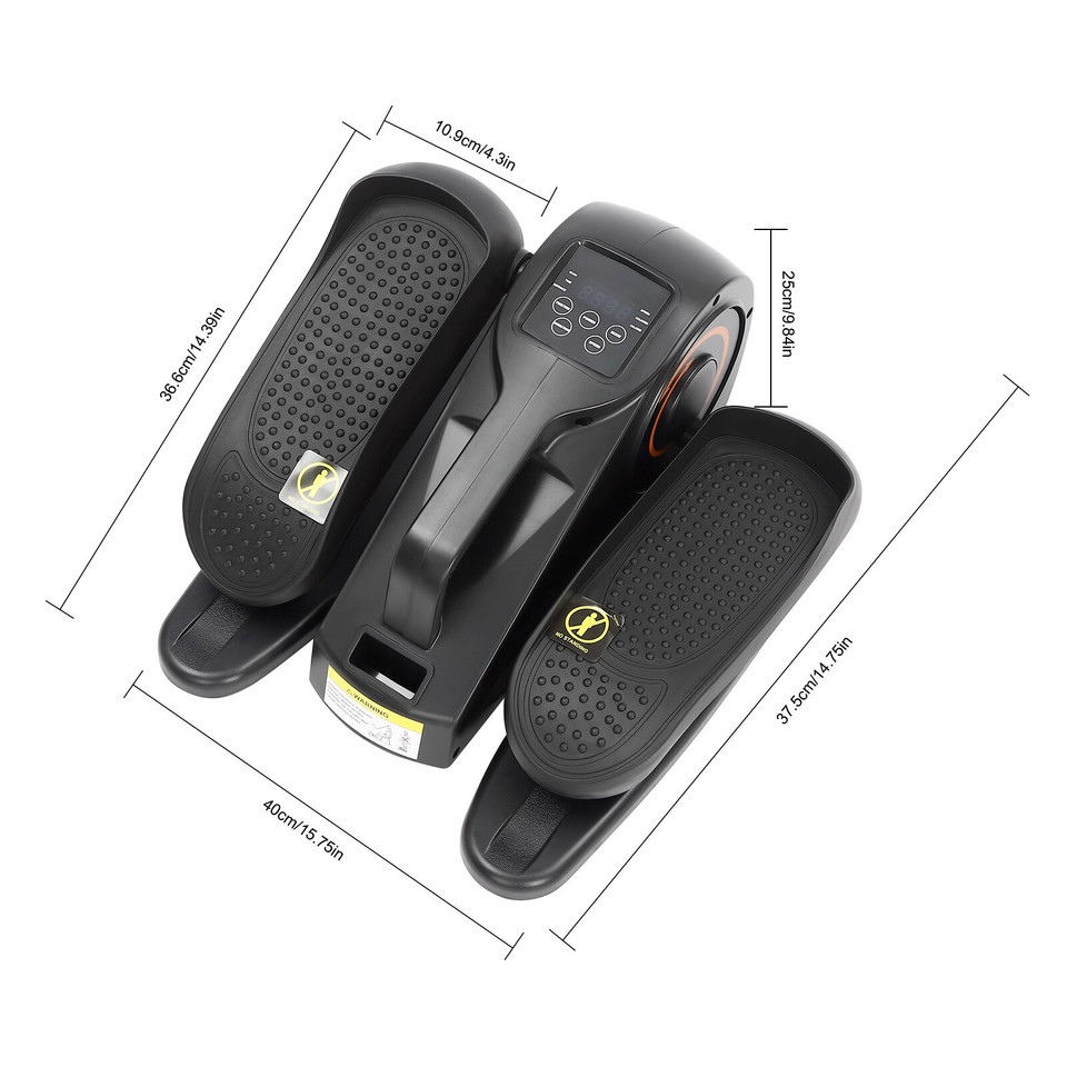 Electric Foot Pedal Exerciser Elliptical Machine Bike Trainer Cardio ...