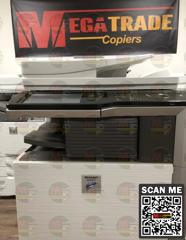 Sharp MX-M453N Mono A3 Laser Multifunction Printer Copier Scanner 45 PPM | eBay