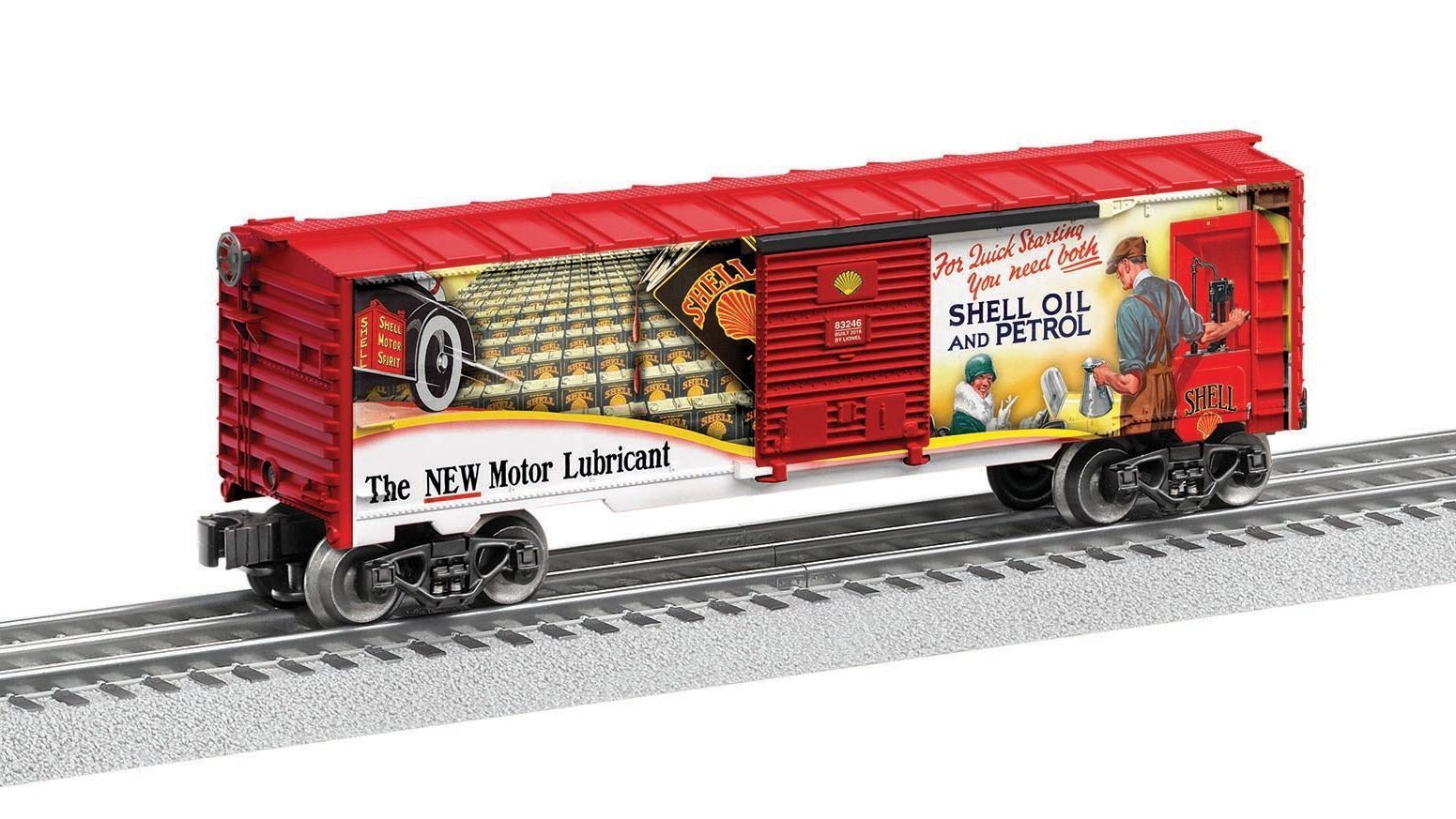 Lionel 6-83246 Shell Oil Billboard Advertising Box Car 1ST TIME DONE U ...