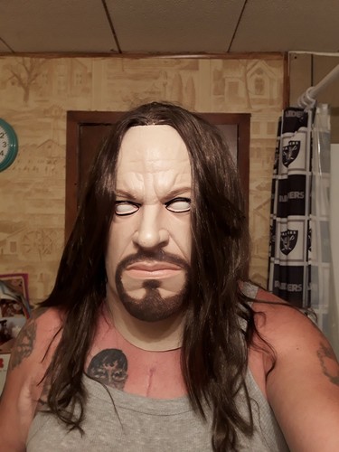 WWE Officially Licensed The Undertaker Mask Replica Halloween Adult ...