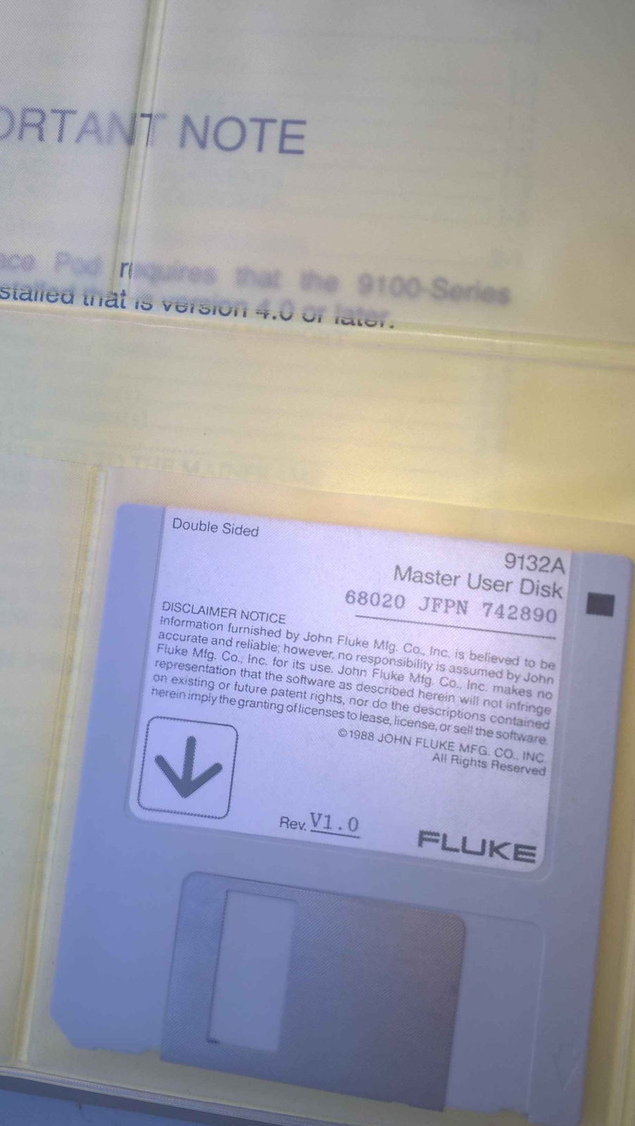 Fluke 9132A-68020 Memory Interface POD P/N747873 Instruction Manual | eBay