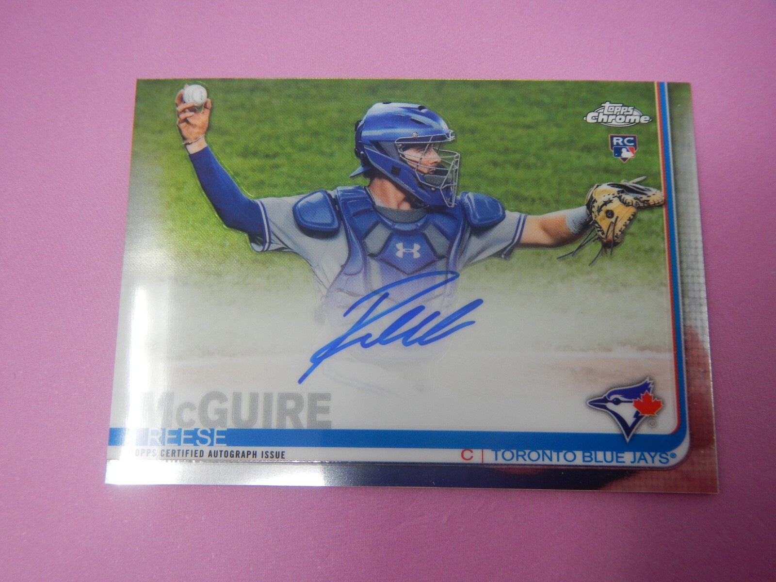 2019 Topps Chrome Reese McGuire RC #RA-RM Autograph | eBay