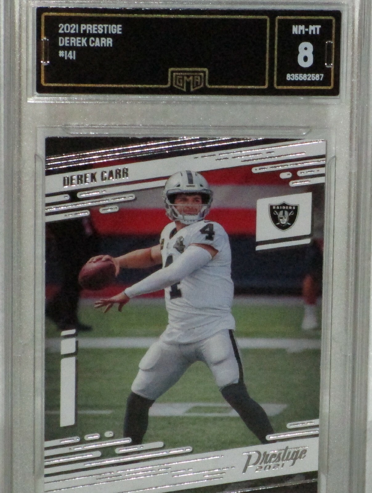 2021 Panini Prestige - Derek Carr #141 for sale online | eBay