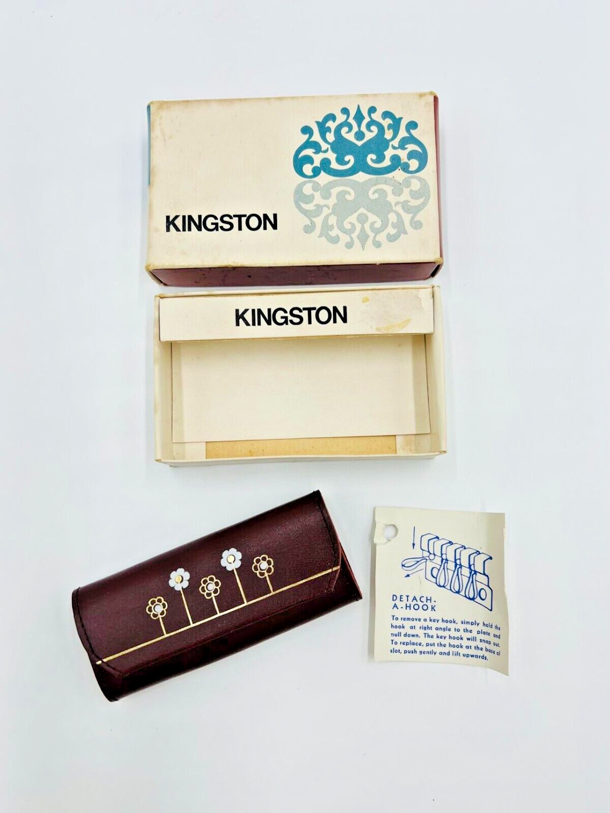 Vintage Kingston Echt Prym Key Case Holder Daisy Theme New Vintage ...