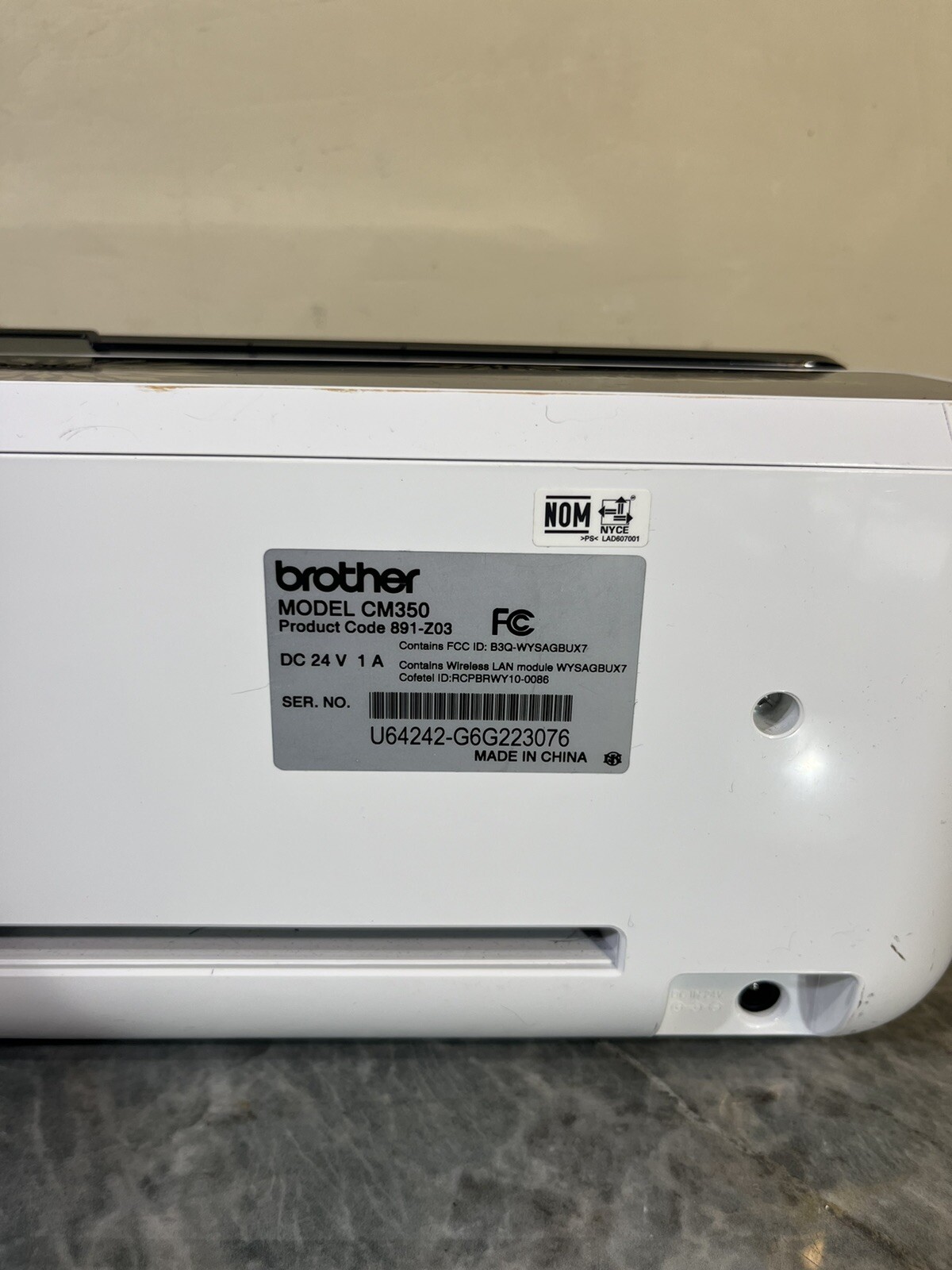 Brother CM350 ScanNCut 2 Wireless Cutting Machine with LCD Display for ...