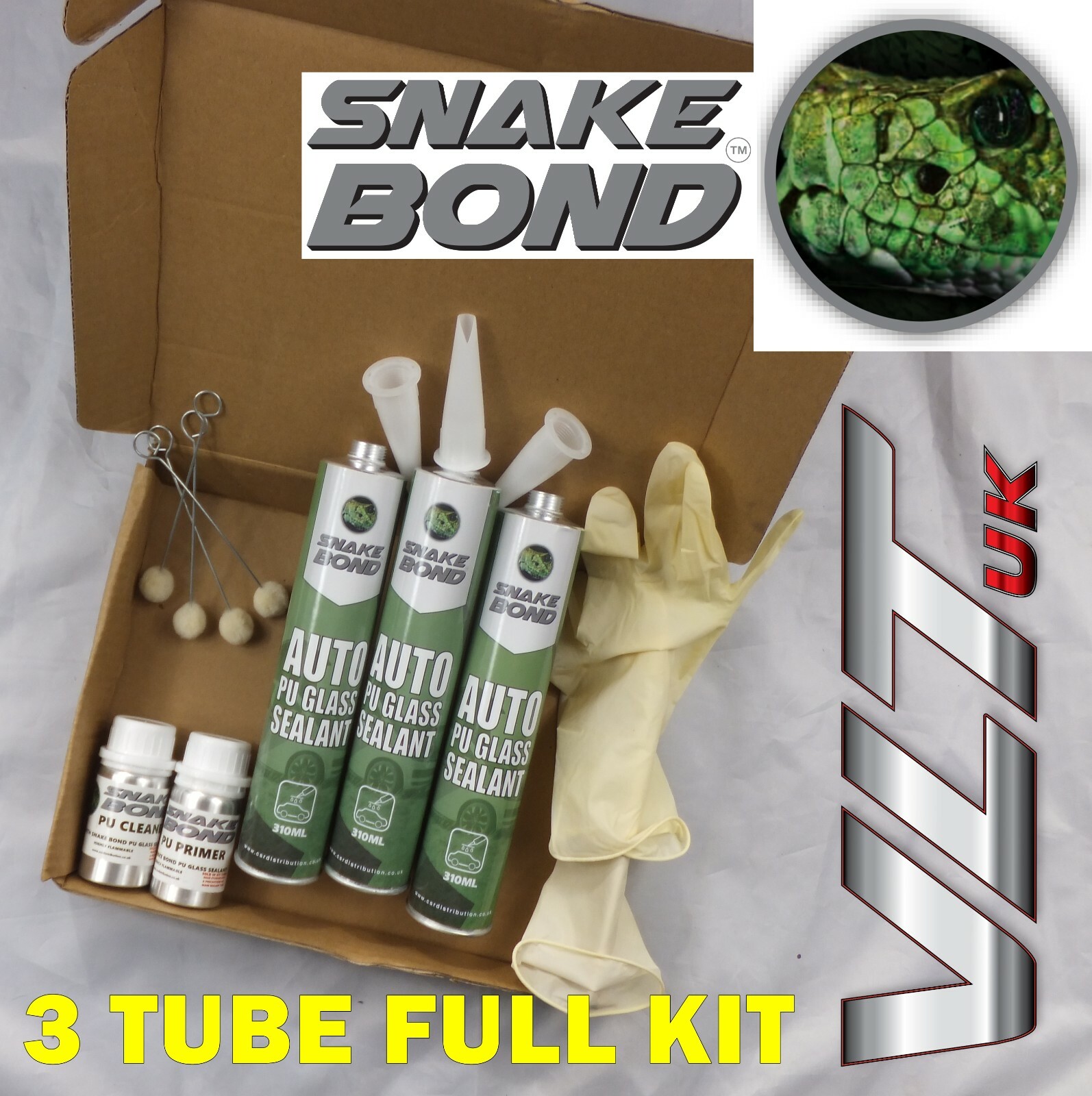 CAR VAN CAMPER WINDOW BODY ADHESIVE SIDE WINDSCREEN BONDING GLUE PU ...