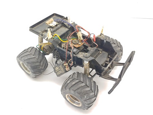 Vintage Tamiya Midnight Pumpkin RC Truck Body & Chassis - Untested As ...