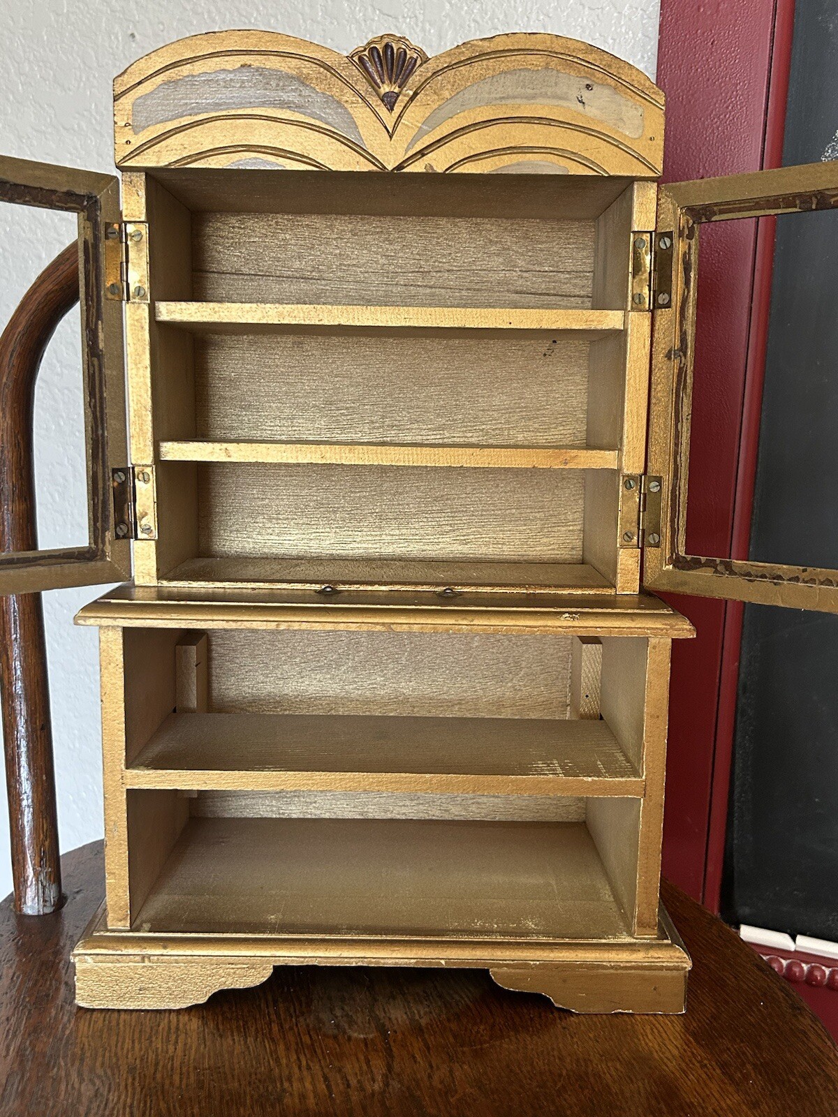 Jewelry Box Mini Dresser Armoire Storage Cabinet Chest 5 Drawer Wood Florentine | eBay