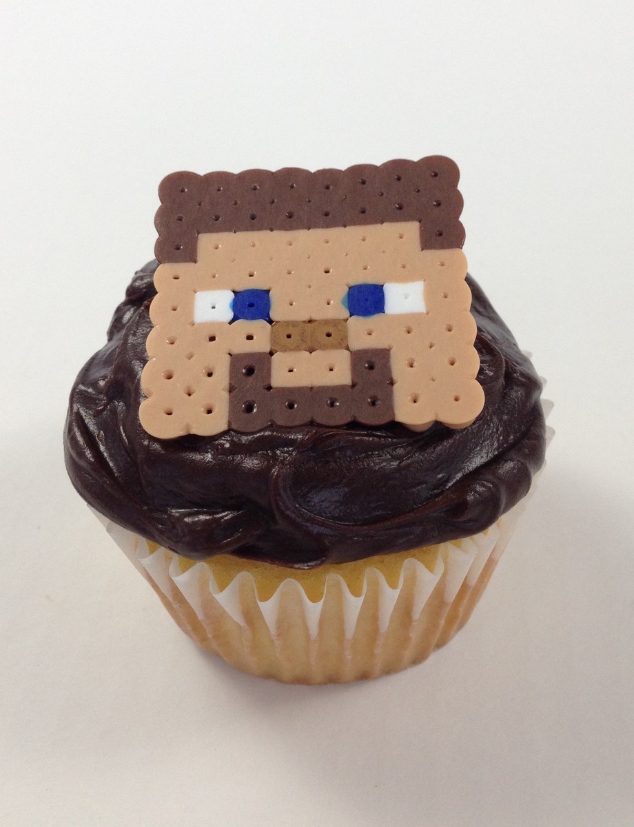 Cupcake Di Minecraft Steve Minecraft TNT Birthday Cake & Cupcakes With