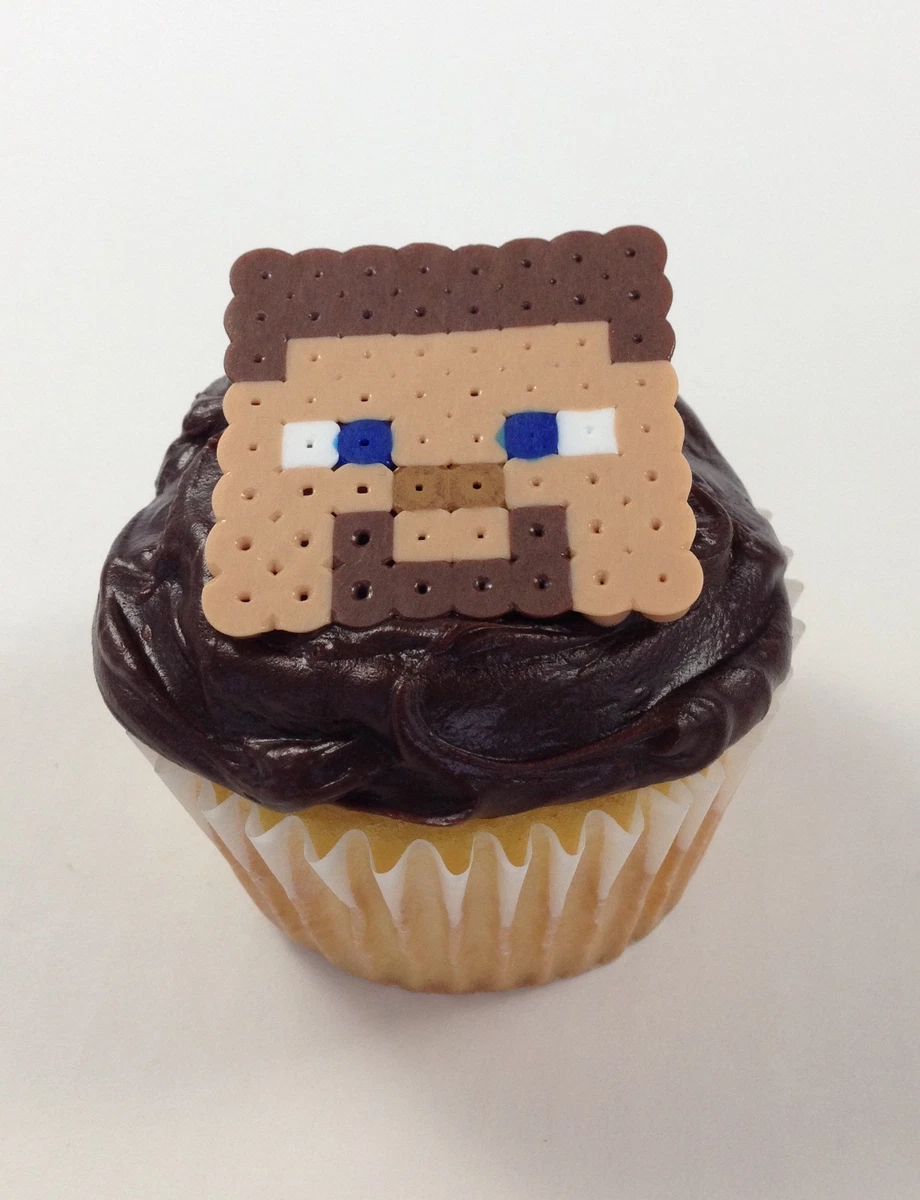 Perler Minecraft Cake