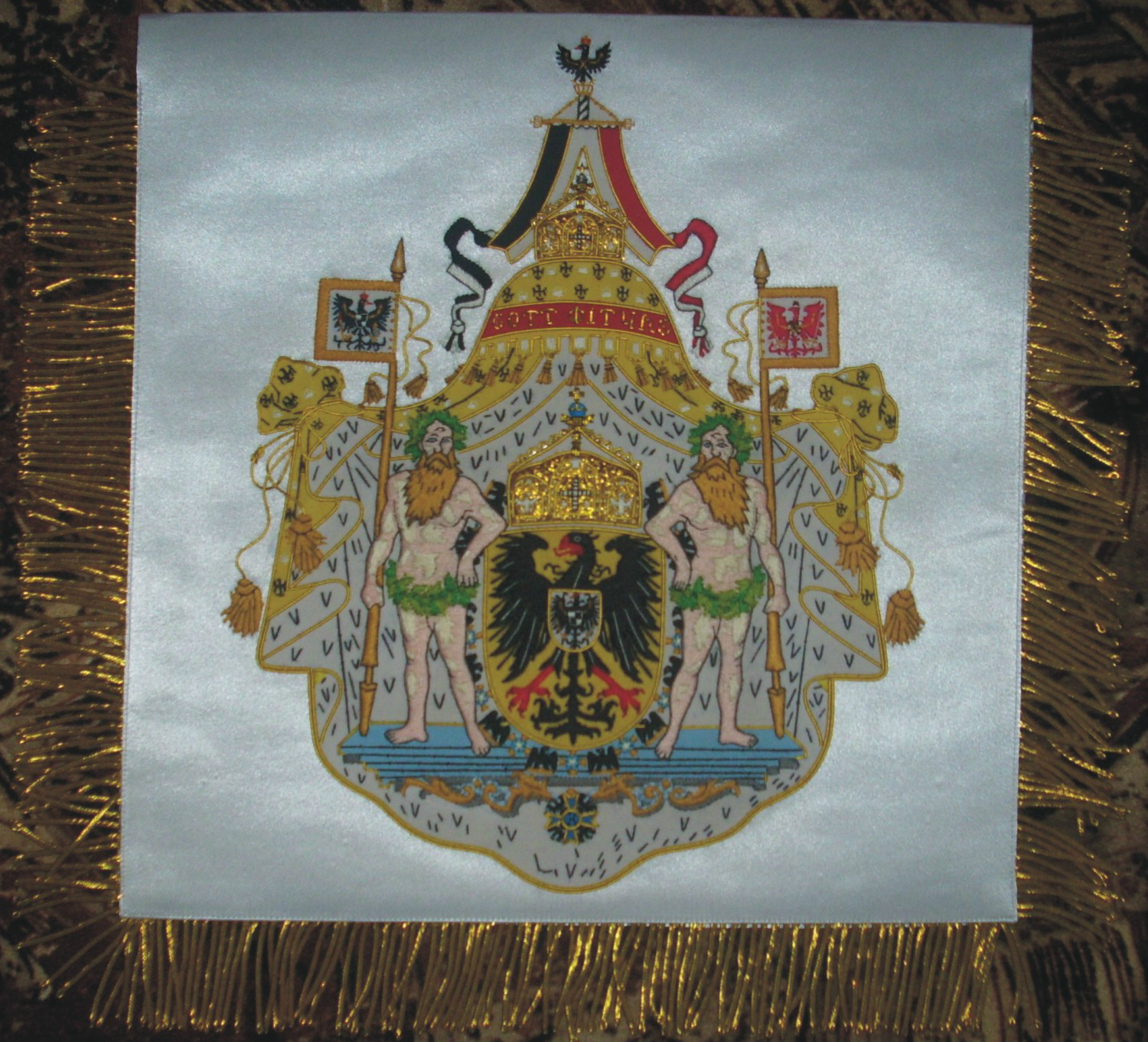 German Prussia Royal Empire Kingdom Kaiser Army Regiment Banner Flag ...