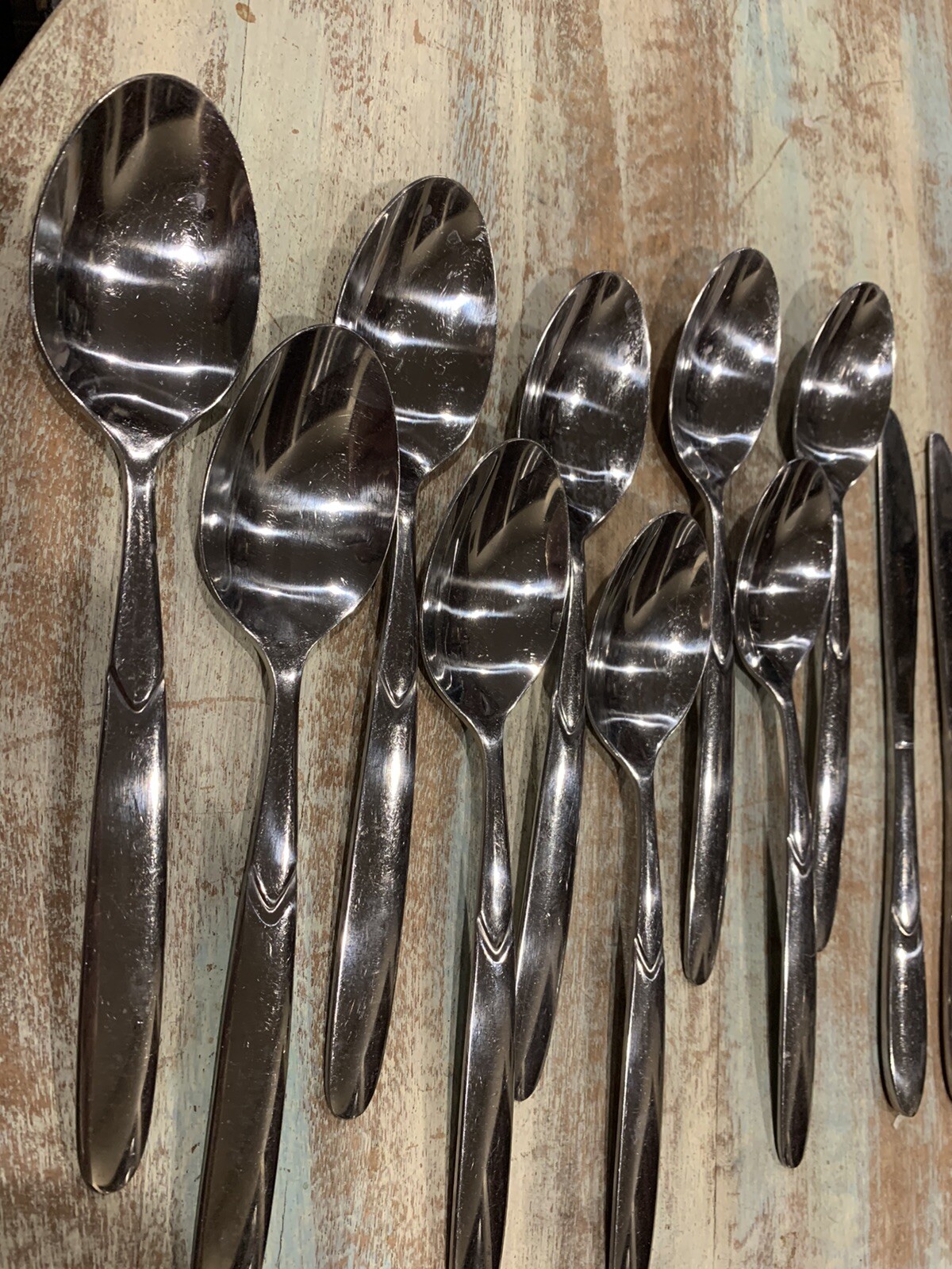 Rare, 19 Pc. Lot, Edelstahl Rostfrei Flatware Germany Vintage KNIVES ...