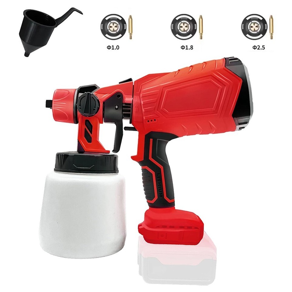 For Milwaukee M18 18V Battery Electric Spray Gun Cordless Paint Sprayer ...