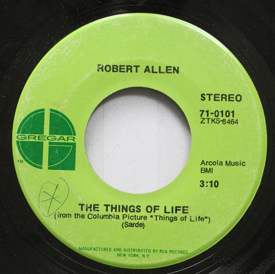 Soundtrack Getting Straight 45 Robert Allen - Getting Straight / The ...