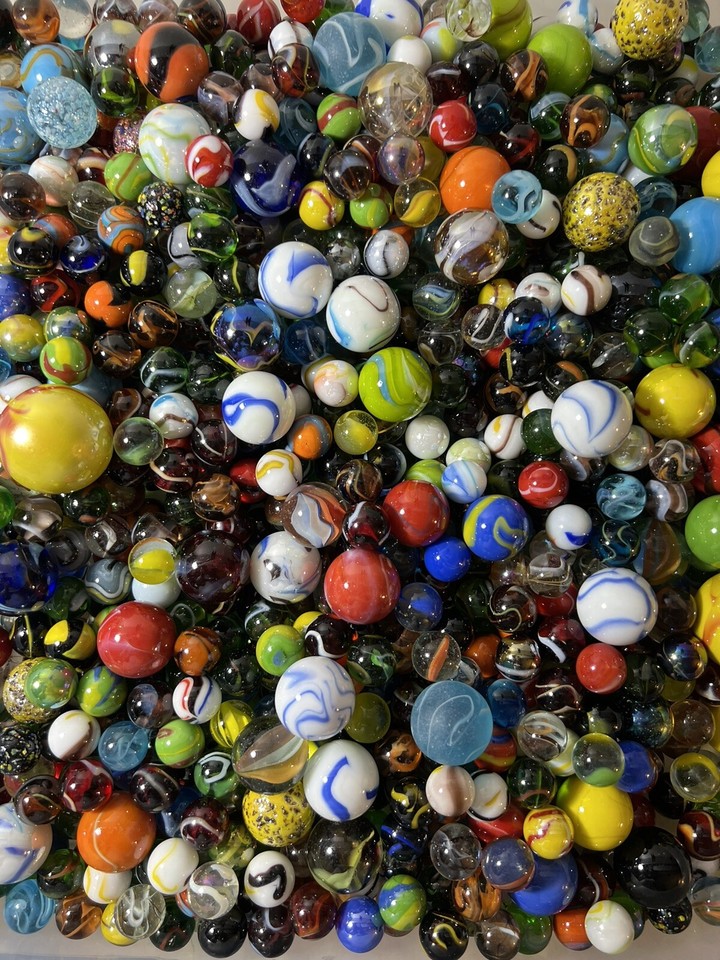 MARBLES SPECIAL COLLECTION -FANCY MIX MARBLES 2 POUNDS More Scooters | eBay