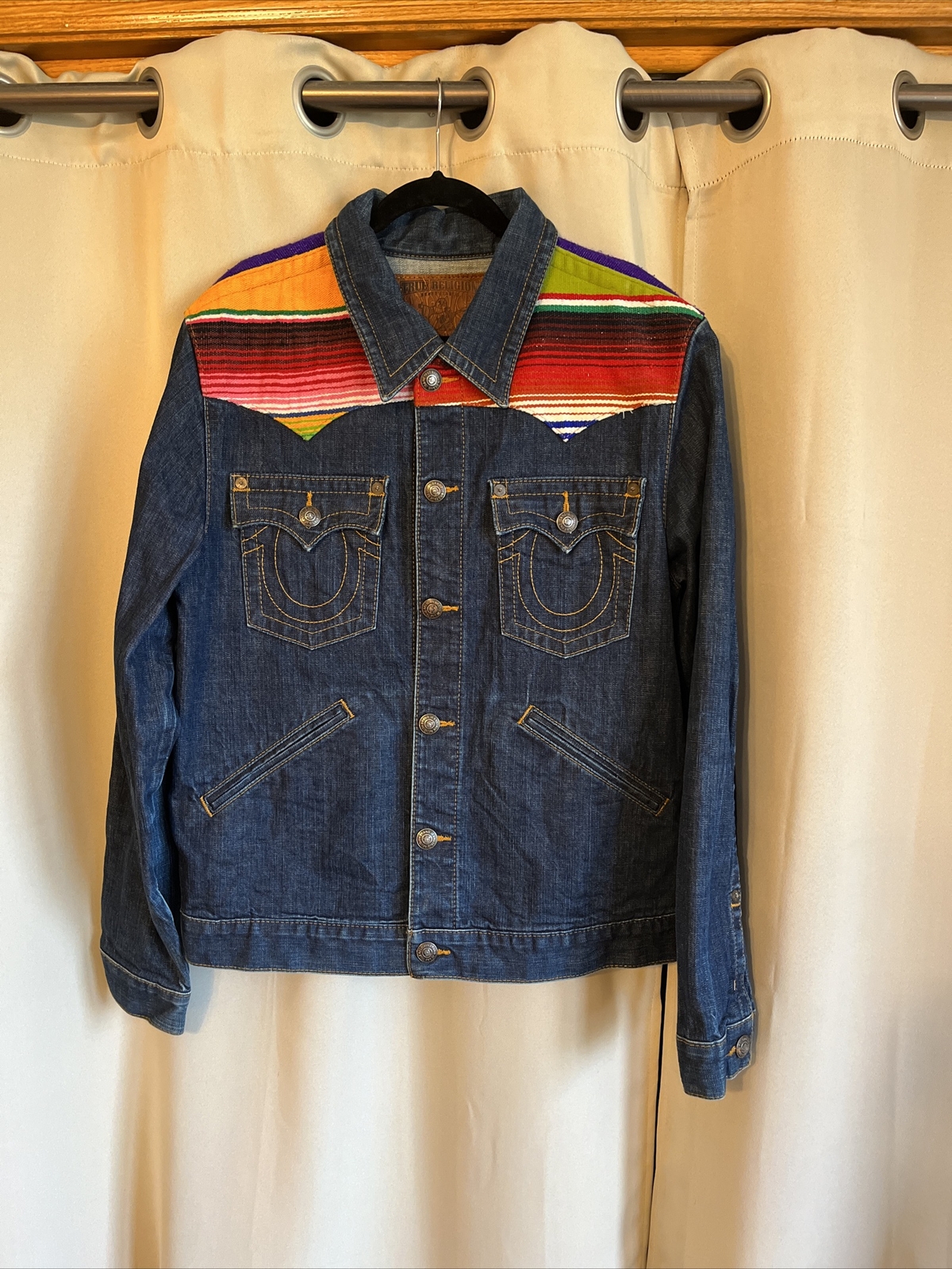 True Religion Johnny Baja RARE Vintage Denim Jacket - Gem